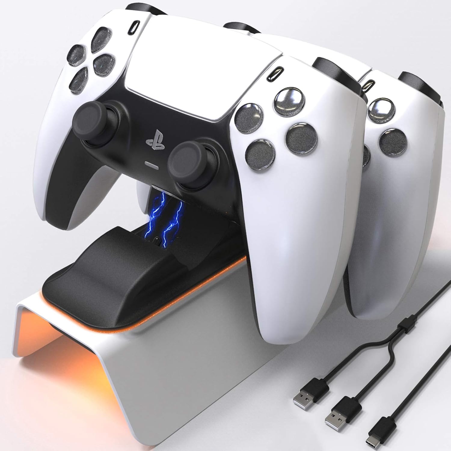 Amazon.com: KJ-KayJI Upgraded PS5 Controller Charger, Playstation 5/PS5 ...