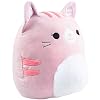 Squishmallow Large 16" Laura The Pink Cat - Officially Licensed ...