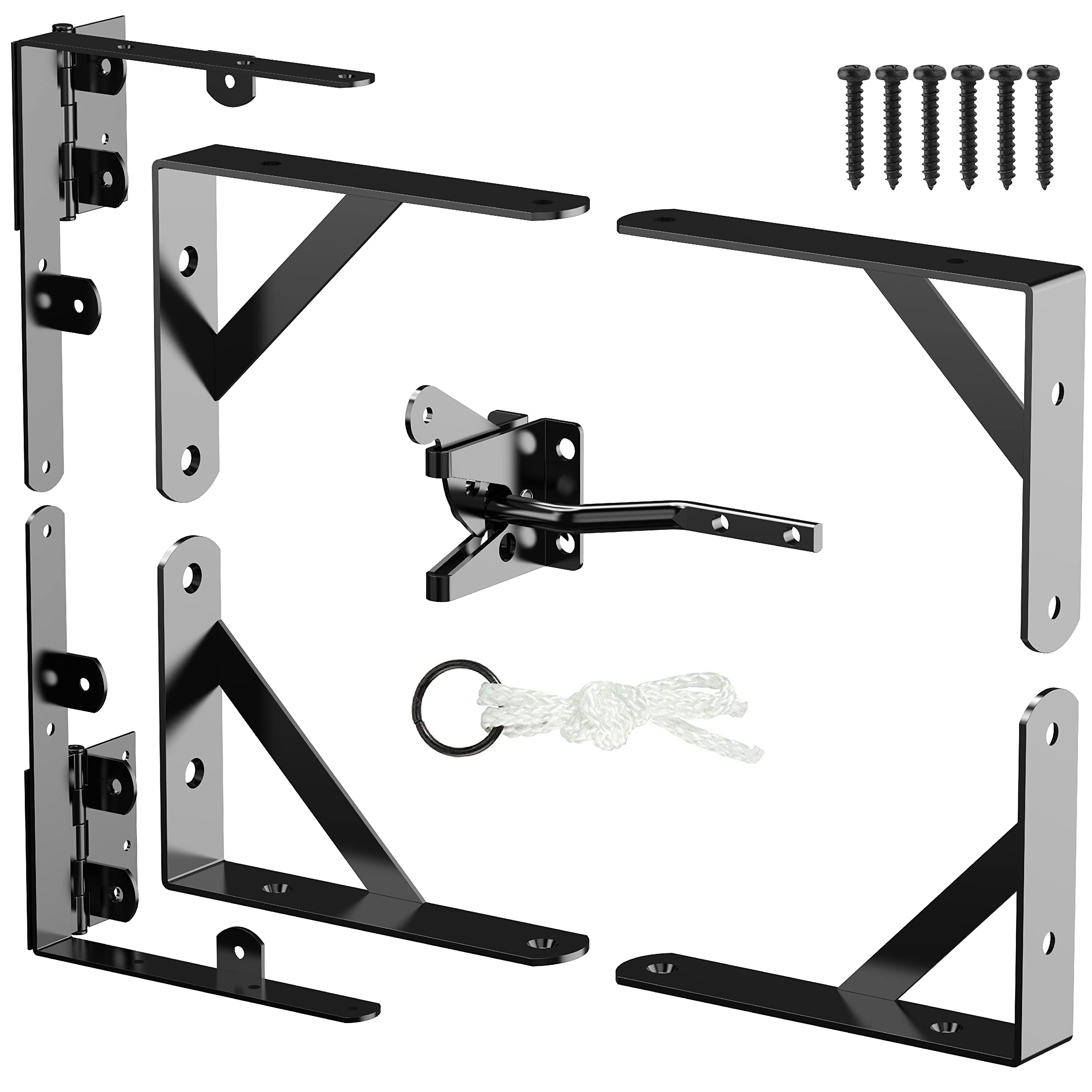 Mua Fence Gate Kit Heavy Duty Gate Frame Kit Gate Corner Brace Bracket ...