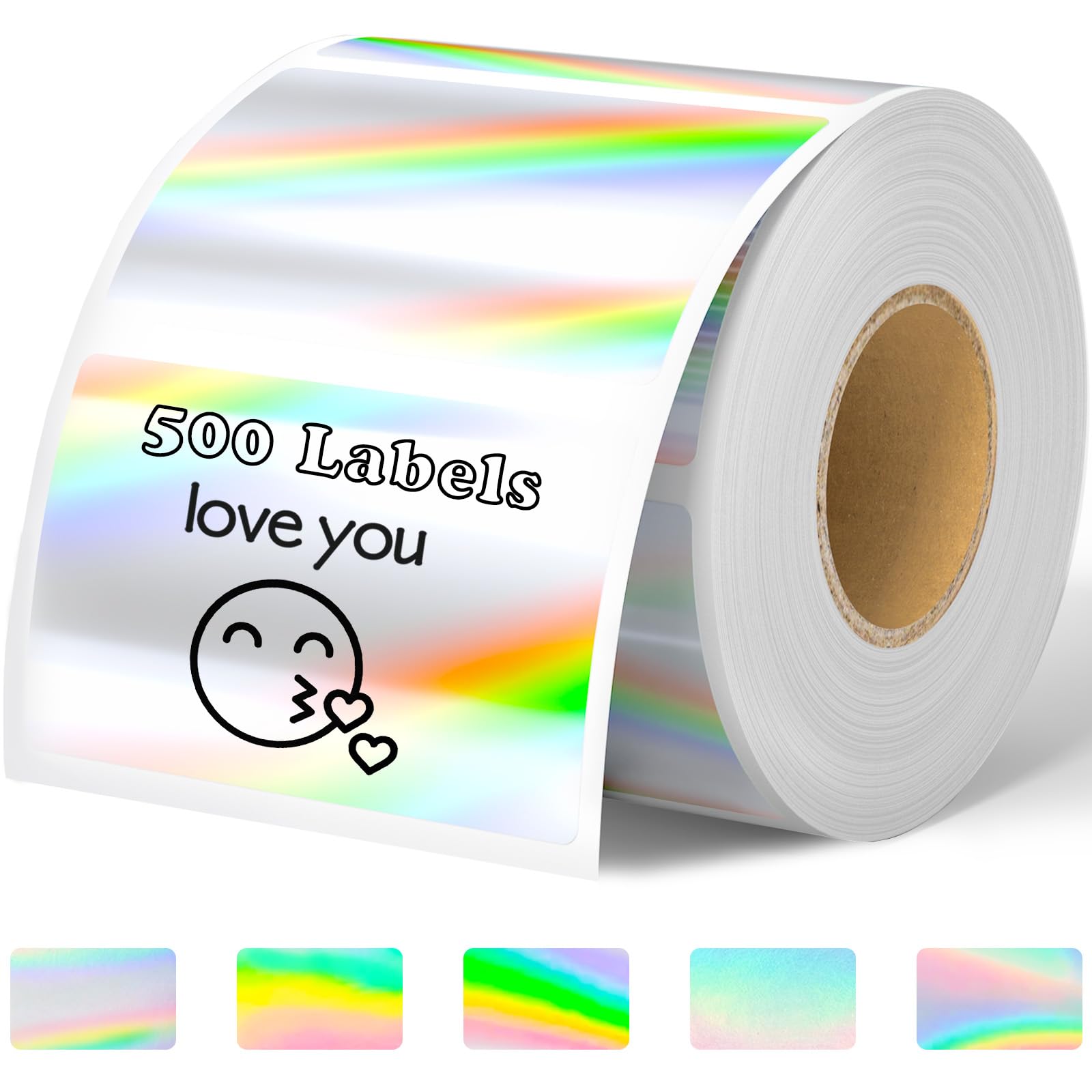Mua Holographic Thermal Sticker Labels 2.25x1.25 inch, 500 Printable ...