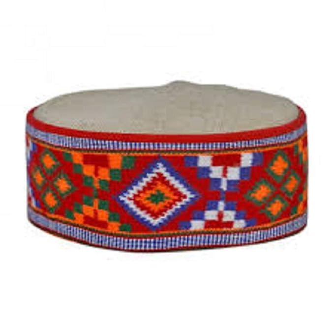 ARUNA Men's and Women's Himachal Cap/Pahari Topi (Multicolour, Free ...