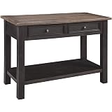 Amazon.com: Signature Design by Ashley - Mestler Rustic Console Sofa ...