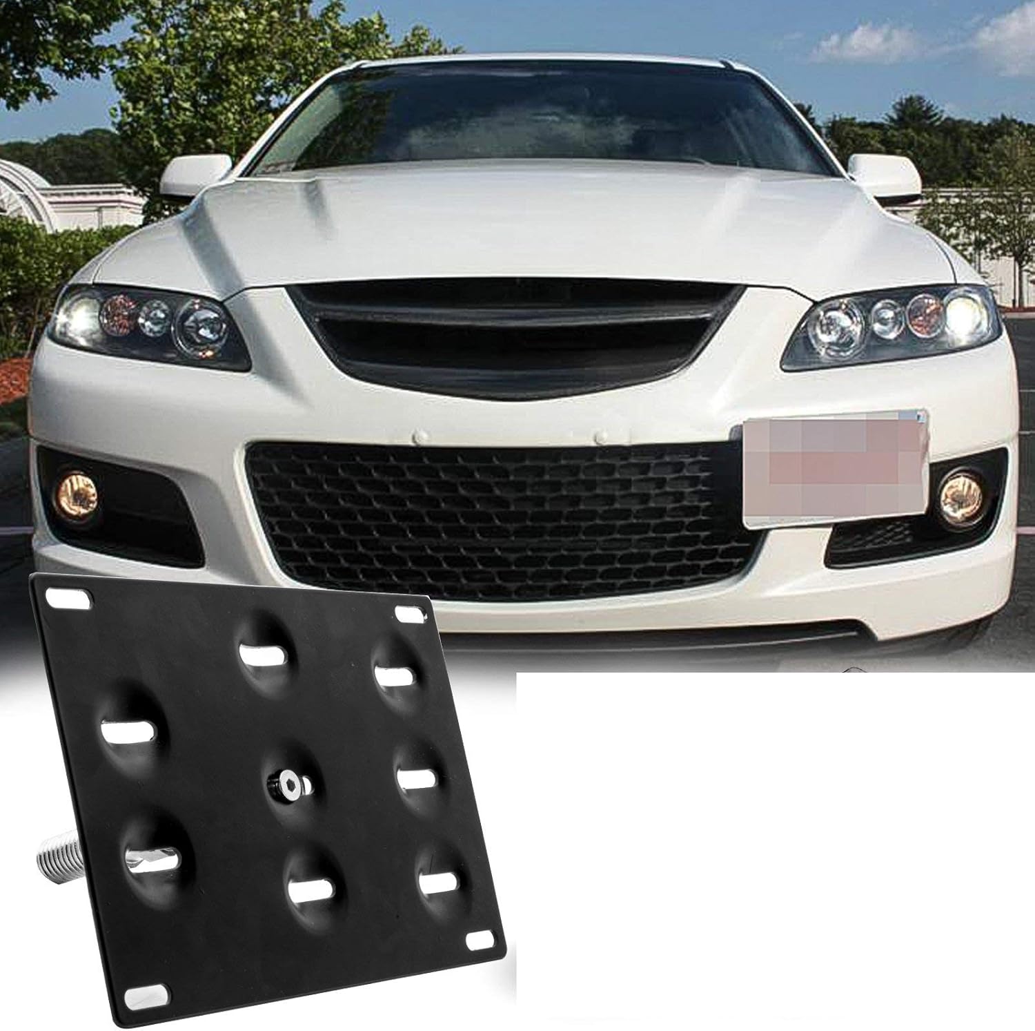 Amazon.com: Xotic Tech for Mazdaspeed 6 2006-2007 Black Front Bumper ...
