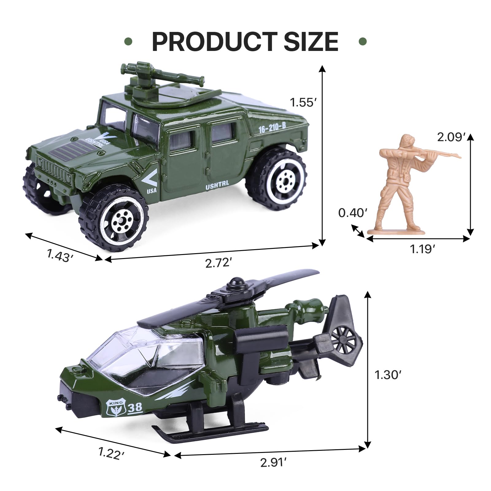 Mua 26 Pack Diecast Military Vehicles Set,6 Pack Assorted Alloy Metal ...