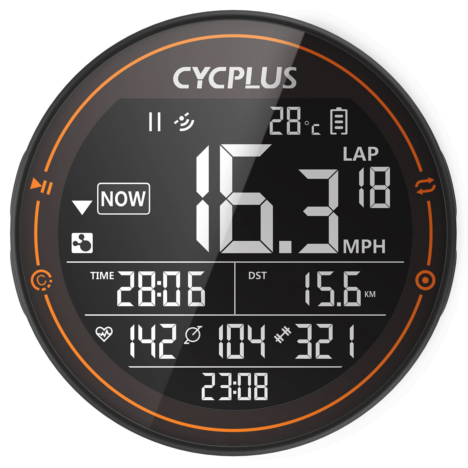 Mua CYCPLUS Cycling Computer, GPS, Bicycle Speedometer, Large Screen ...