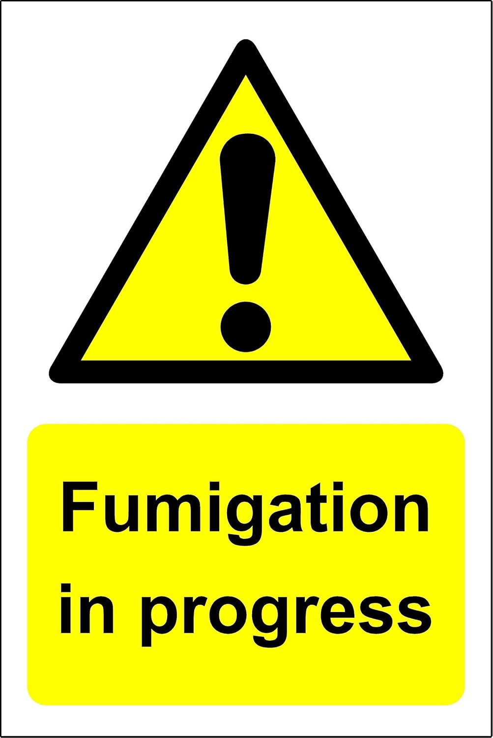 Lplpol Metal Sign,Fumigation in Progress Farm Safety Sign,Public ...