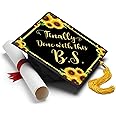 Amazon.com: Tassel Toppers Finally Done with this B.S. - Grad Cap ...