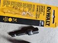 DEWALT DW2542 1/4-Inch Hex Drive to 3/8-Inch Socket Adapter, Silver ...