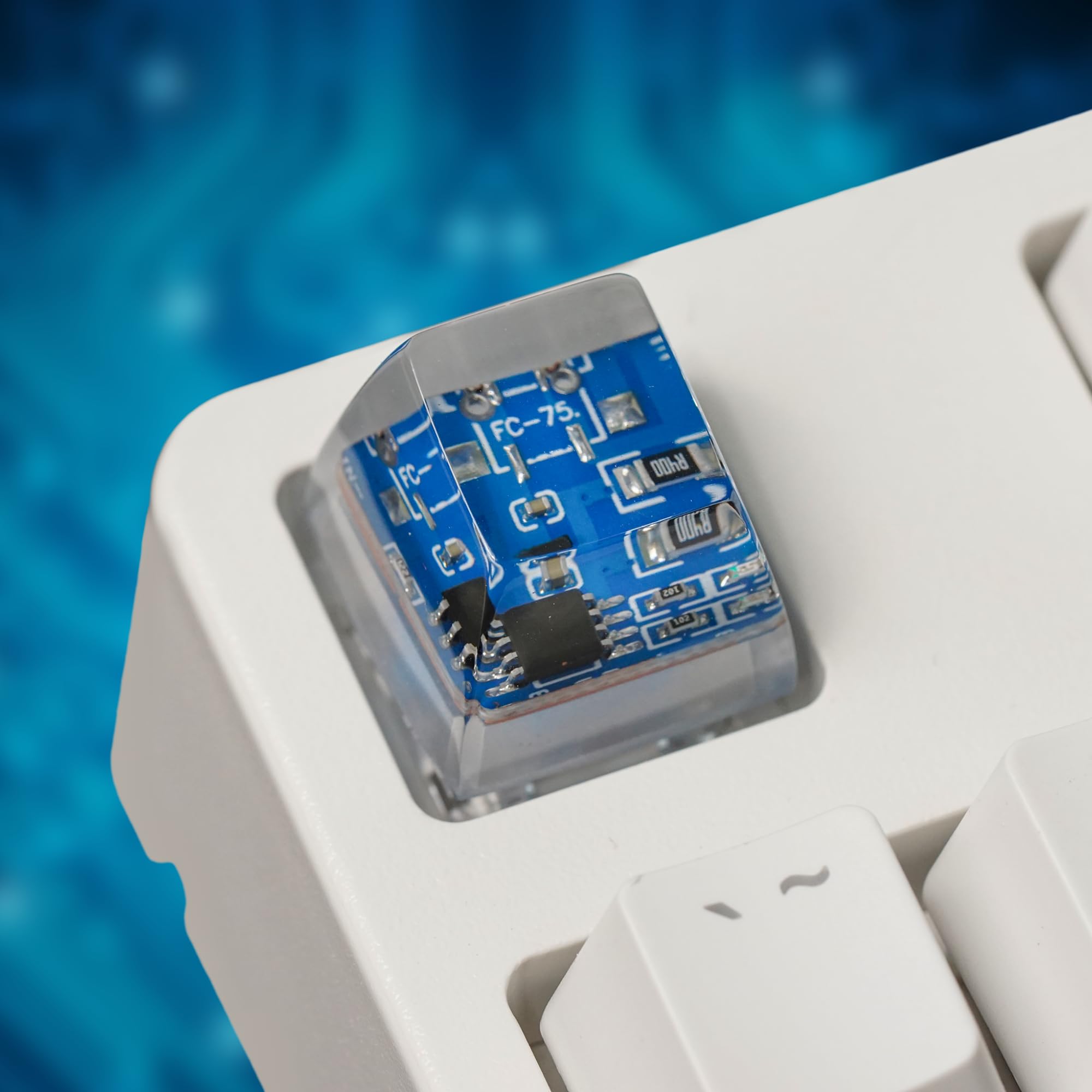 Mua DATKEY0774, SA Blue Circuit Artisan Keycaps - Cherry Profile ...