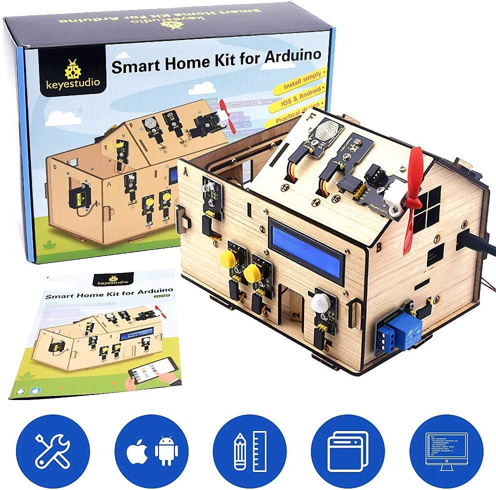 KEYESTUDIO Smart loT Home Kit for Arduino Stem Learning Internet of ...