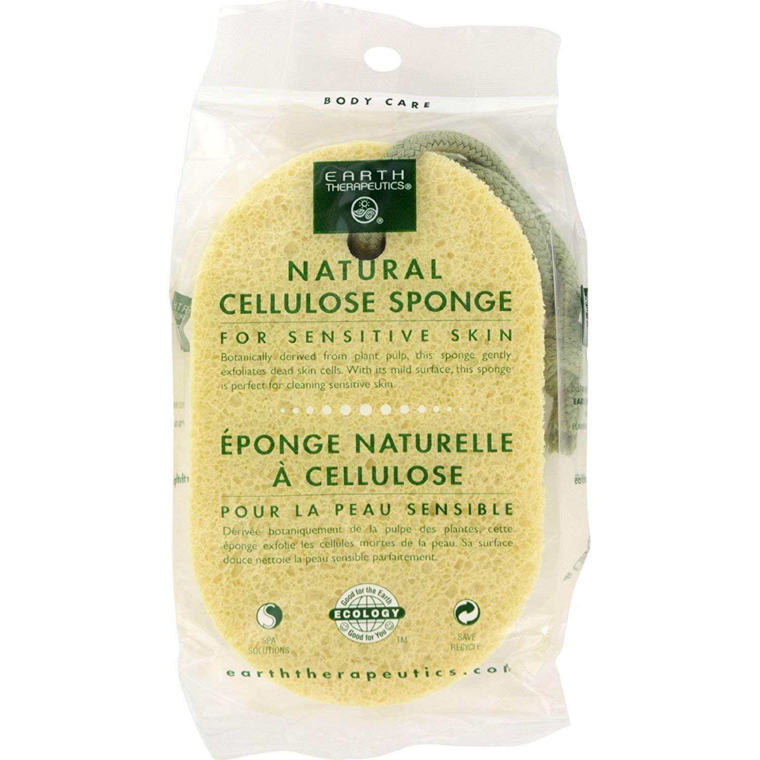 Amazon.com: Earth Therapeutics Natural Cellulose Sponge - 6 per case ...