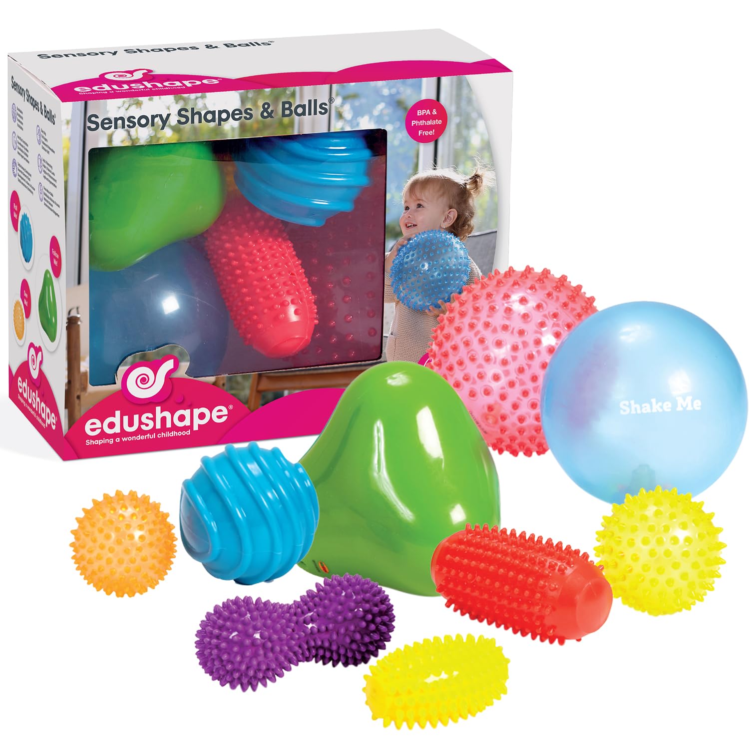 Mua Edushape The Original Sensory Balls for Baby - Pack of 9 Vibrant ...