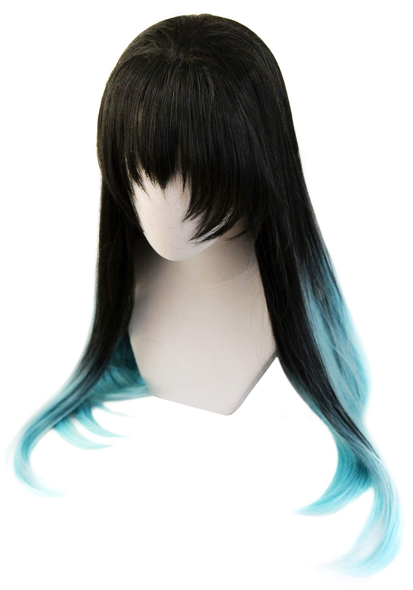 C-ZOFEK Demon Slayer Kimetsu No Yaiba Muichiro Tokito Cosplay Wig on ...