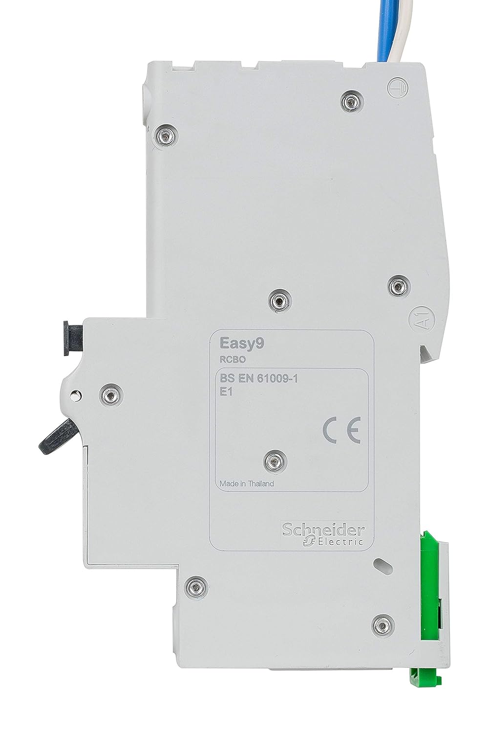 Schneider Electric Easy9 – RCBO Residual Circuit Breaker with Overcurrent Protection 1 Pole 50 A ...