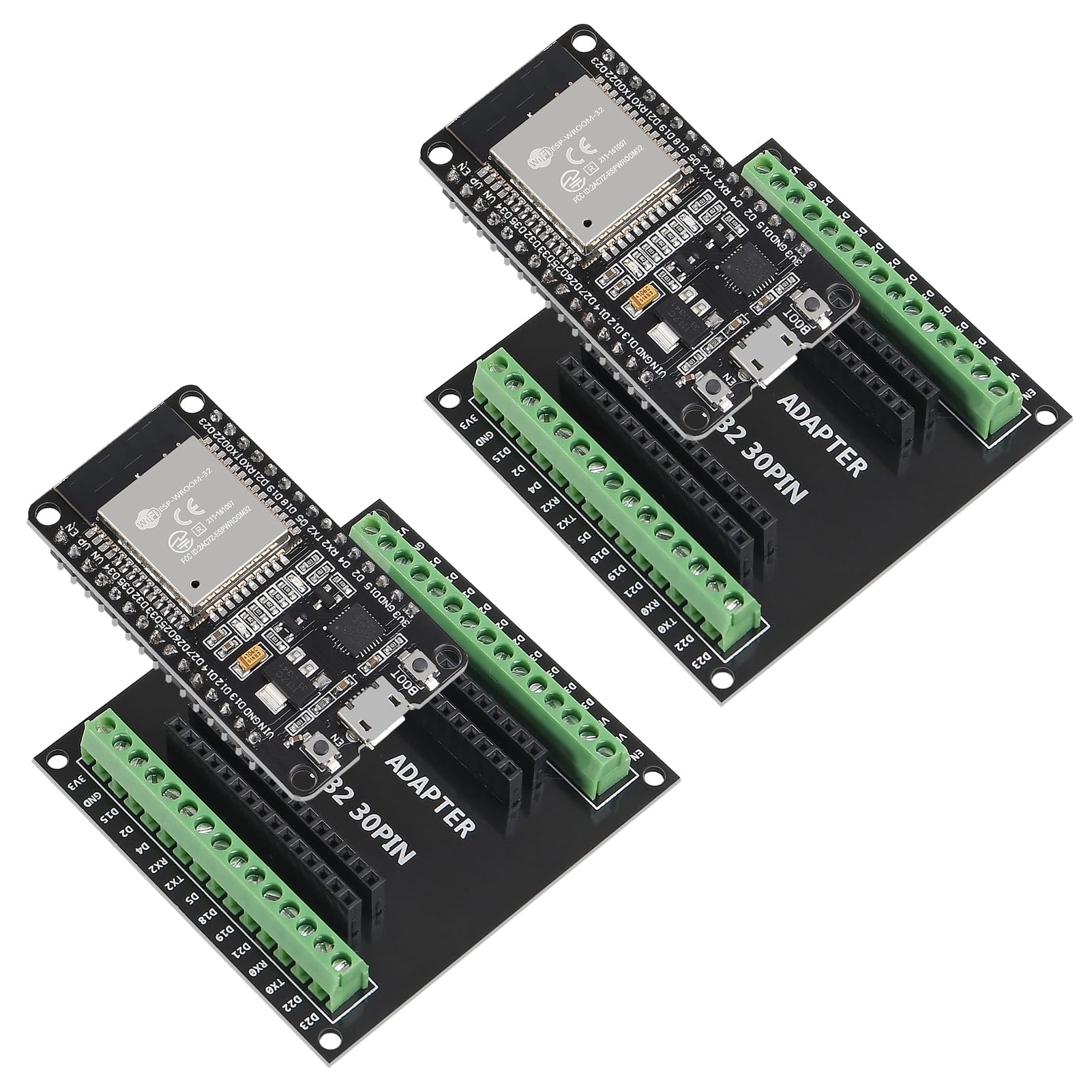 Mua 2 Sets ESP-WROOM-32 ESP32 ESP-32S Development Board CP2102 WiFi + Bluetooth Ultra-Low Power ...