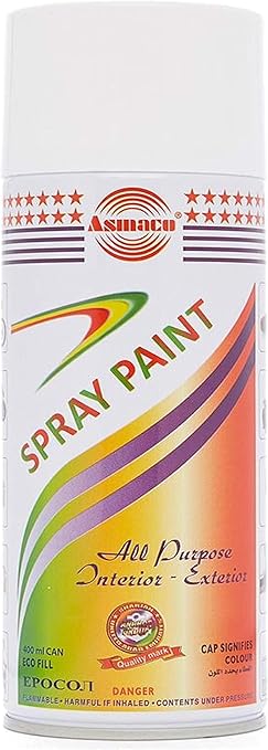 Asmaco Spray Paint White: Buy Online at Best Price in UAE - Amazon.ae