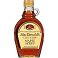 Amazon.com : MacDonald's 100% Pure Maple Syrup, 8.5 Ounce Bottle ...