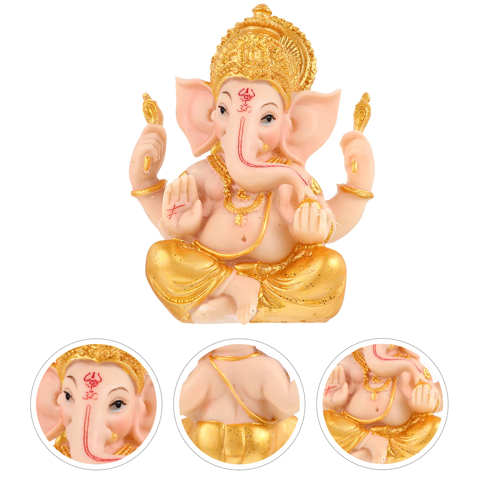Mua Lord Ganesha Elephant Buddha Statue Golden Elephant Statues The ...