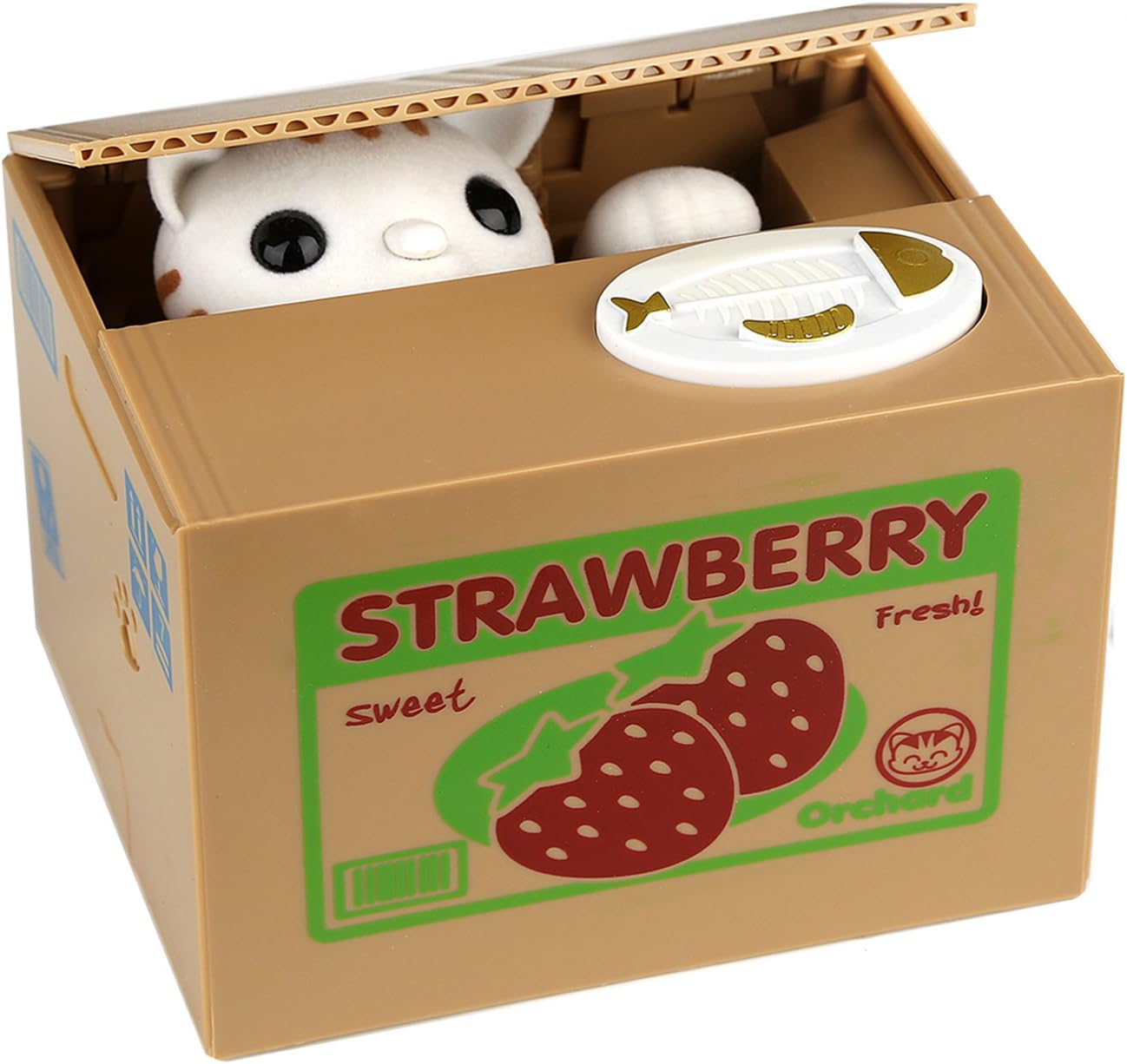 HmiL-U Money Banks Automatic Stealing Coin Cent Penny Cat Money Box ...