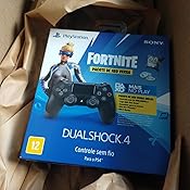 Controle Dualshock 4 Jet + Voucher Fortnite - PlayStation 4 - Preto: Sony: Amazon.com.br: Games