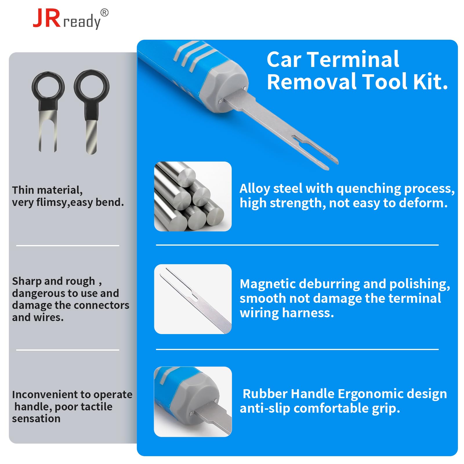 Mua JRready ST5253 Auto Terminal Removal Tool Kit, 5Pcs Pin Extractors ...