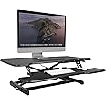 Amazon.com: Mount-It! Height Adjustable Stand Up Desk Converter, 38 ...