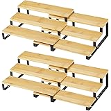 Rolanstar Spice Rack Organizer with Wire Basket, 3-Tier Kitchen Shelf ...