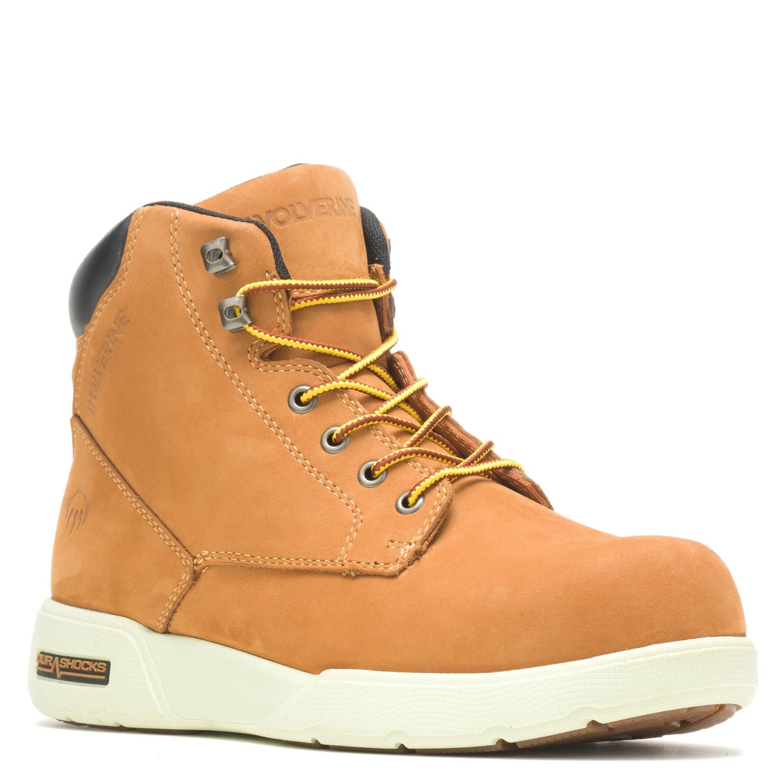 WOLVERINE Men's Kickstart DuraShocks 6 Inch Composite Toe Construction ...