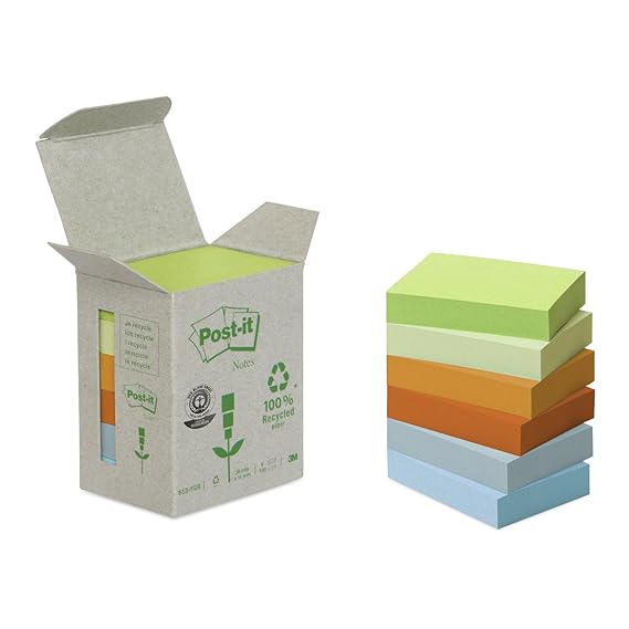 Post-it Notes repositionnables 38 x 51 mm Pastel: Amazon.fr ...