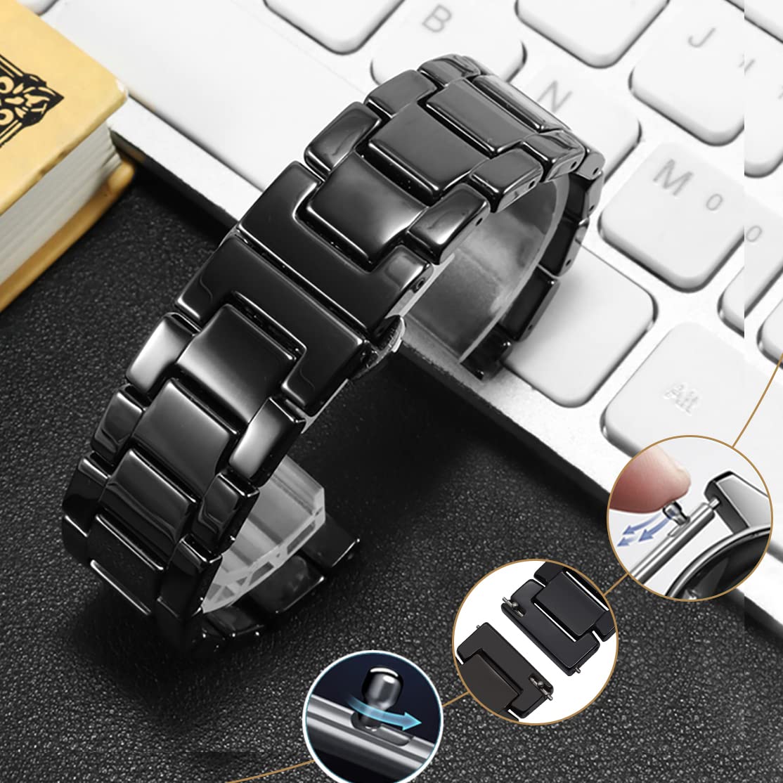 Mua Ceramic Watch Band Universal strap with Quick Release Pins ...