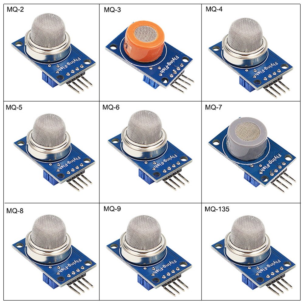 BONATECH 9 In 1 MQ Sensor Modules Kit Project Super Starter Kits For ...