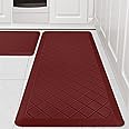 Amazon.com: WEZVIX Cushioned Kitchen Mat 2 PCS, Anti Fatigue Kitchen ...