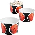 Amazon.com: Basketball Snack Bowls (set of 12) Tournament and Sports ...