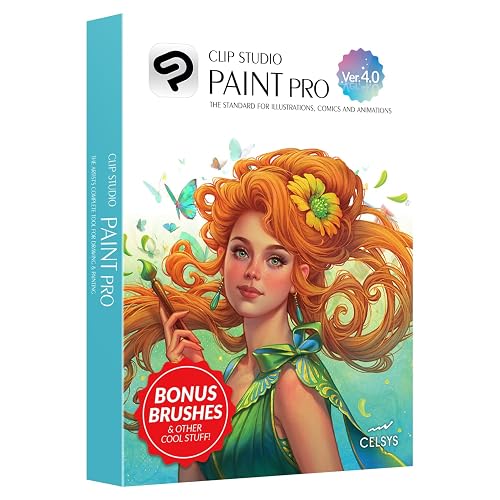 CLIP STUDIO PAINT PRO - Version 4 | Perpetual License | for Windows and ...