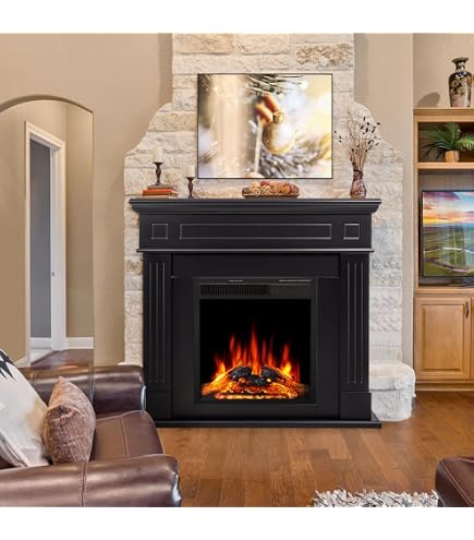 Rustic Looking Electric Fireplaces