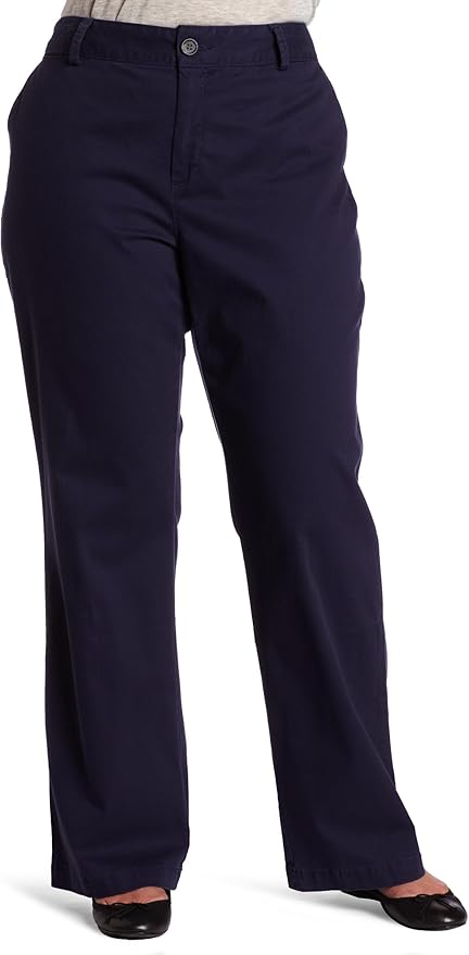 Amazon.com: Dockers Women's Plus-Size Oh My Soft Khaki Trousers ...