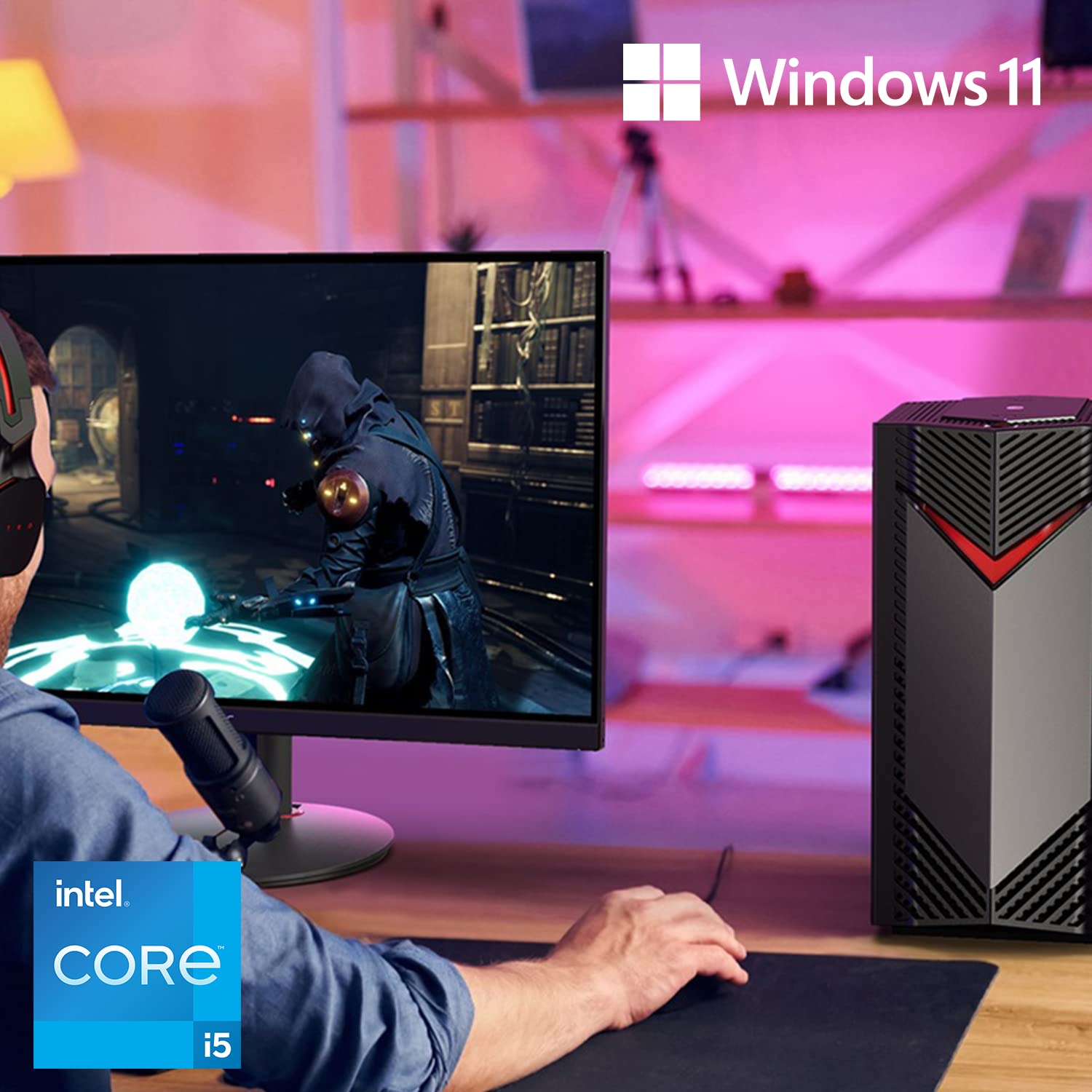 Acer Nitro 50 N50-656-UR12 Gaming Desktop | Intel Core I5-14400F 10 ...