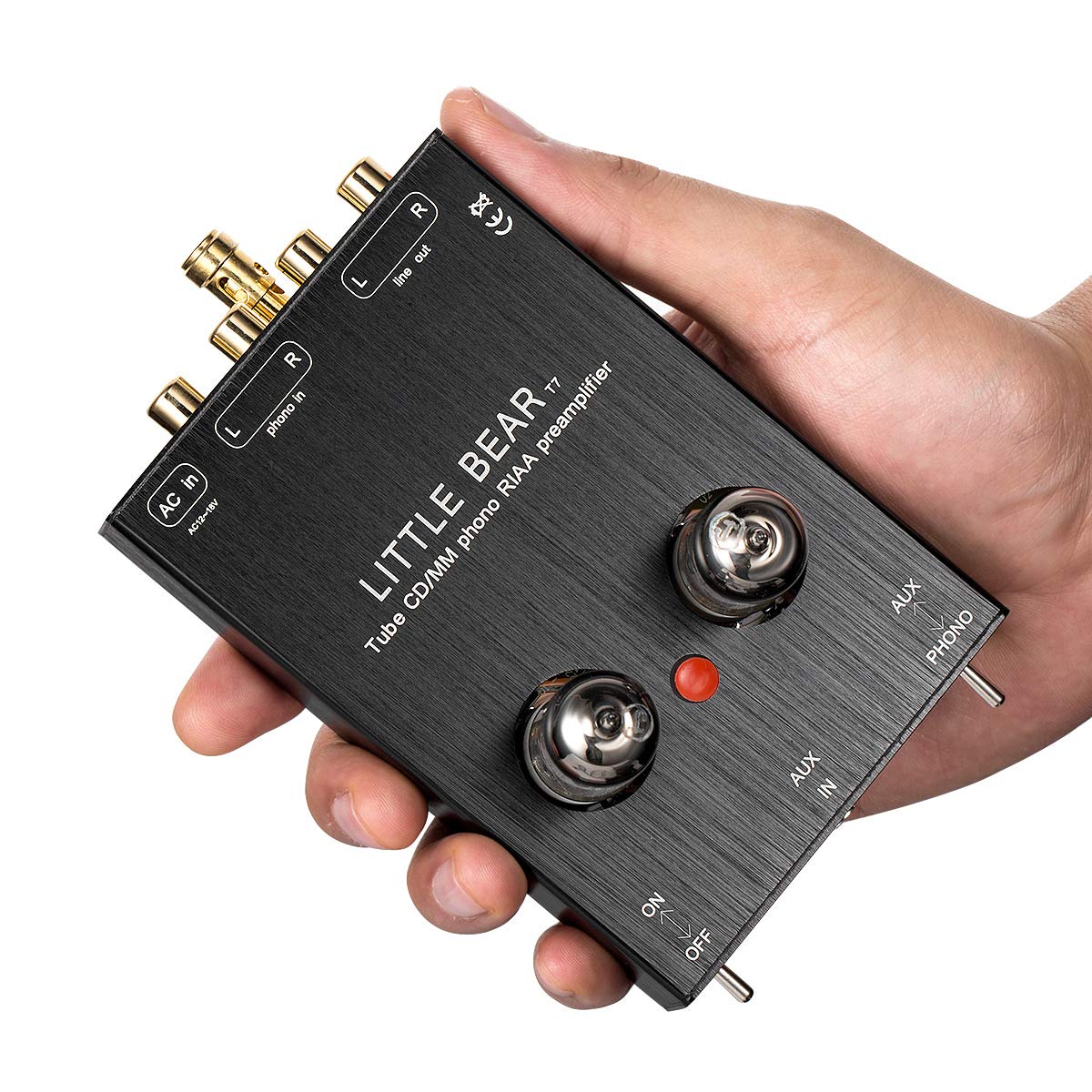Mua Little Bear T7 Vacuum Tube Phono Preamp, MM Turntable Preamplifier ...