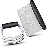 Amazon.com: ALLTOP Bench Scraper & Chopper for Kitchen - Ideal Baking ...