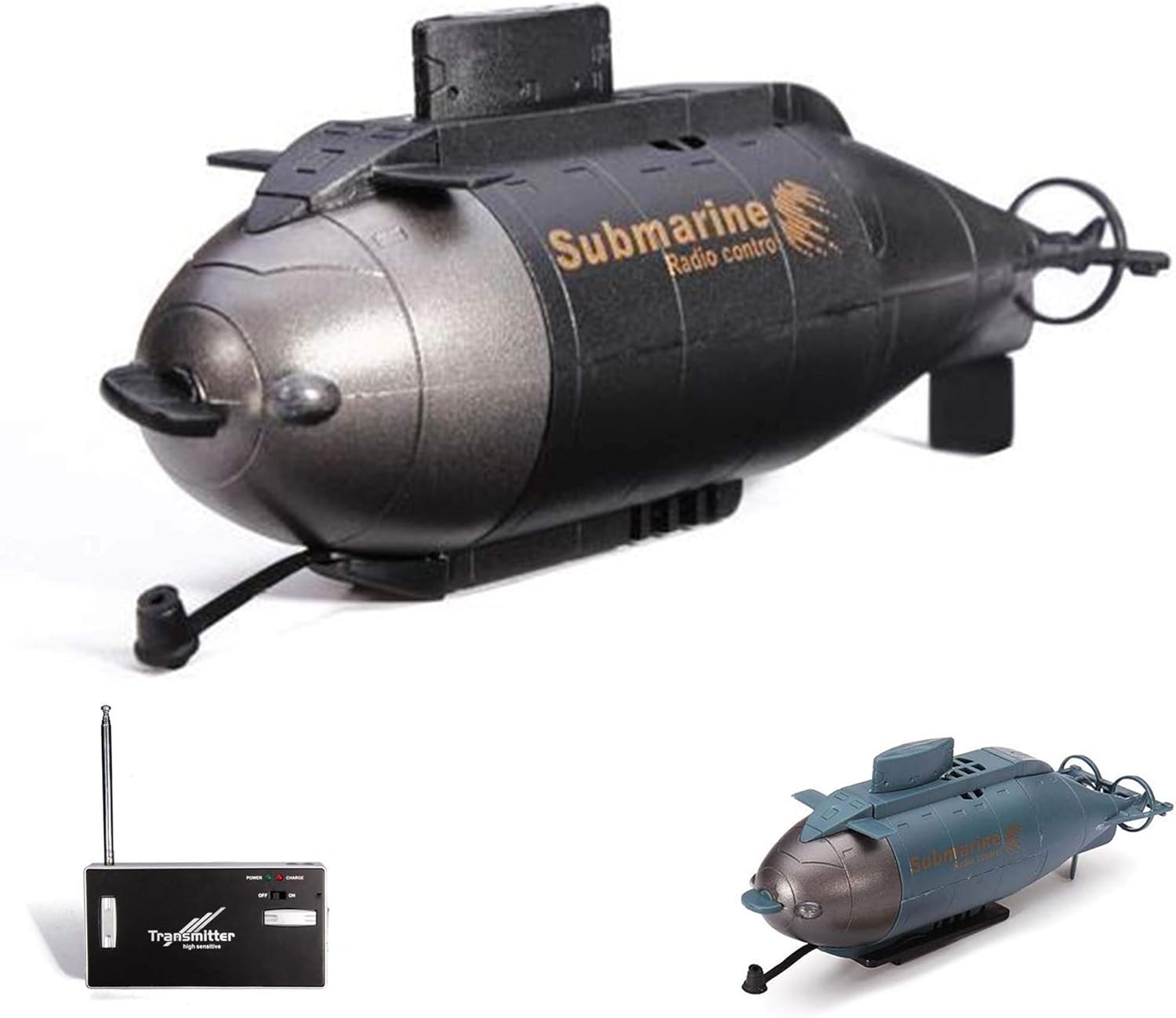 6-Channel Mini RC Radio Controlled Submarine – Submarine, Complete Kit ...