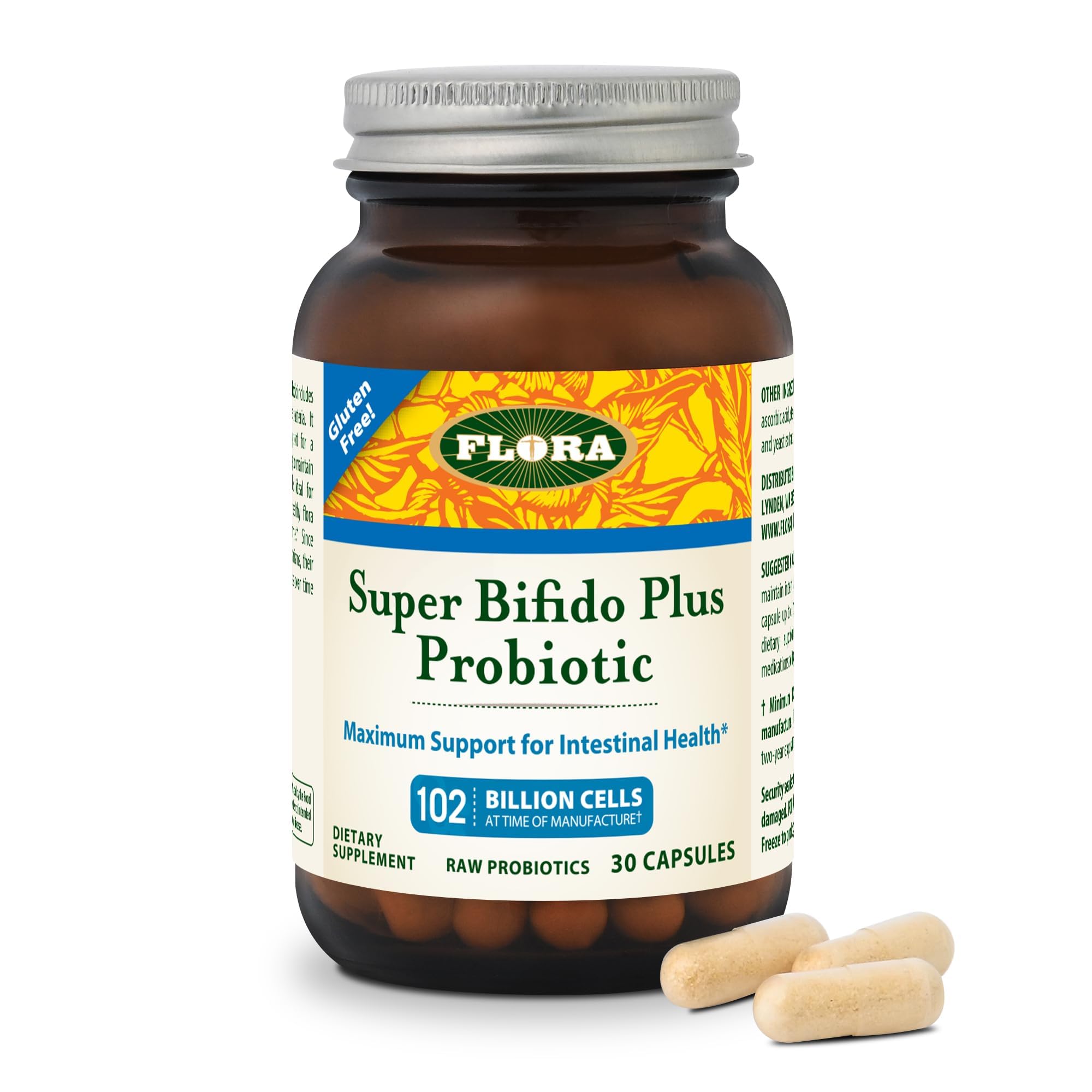 Mua Flora Super Bifido Plus 102 Billion CFU, Raw Probiotics for Men ...