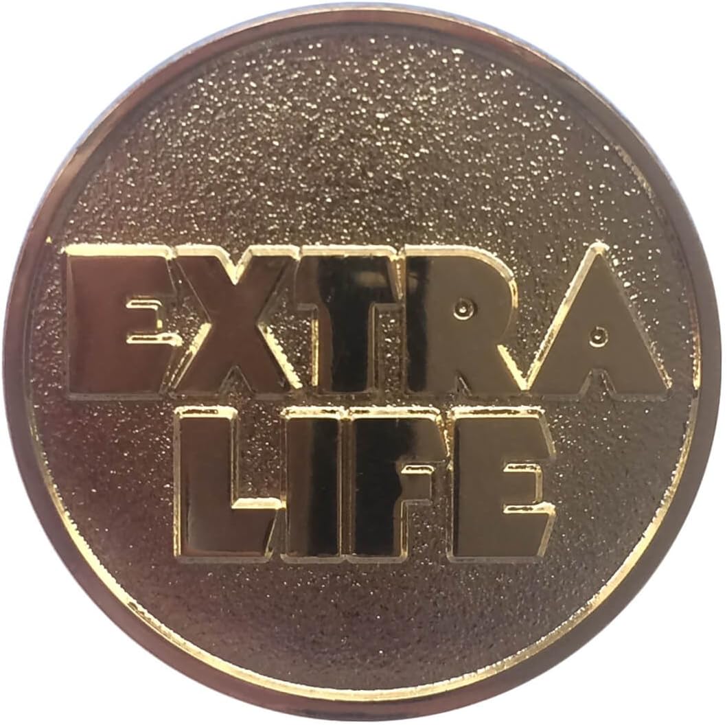 Extra Life Coin Quarter - Ready Player One - Collectibles - Gold ...