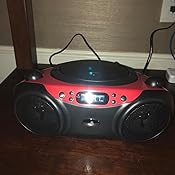 Amazon.com: GPX, Inc. Portable Top-Loading CD Boombox with AM/FM Radio ...