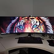 Samsung C49RG90 49-inch Super Ultrawide Curved Gaming Dual WQHD 1440p ...