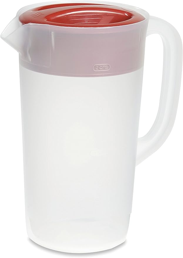 Amazon.com | Rubbermaid Pitcher, 2 Quart, Racer Red: Carafes & Pitchers