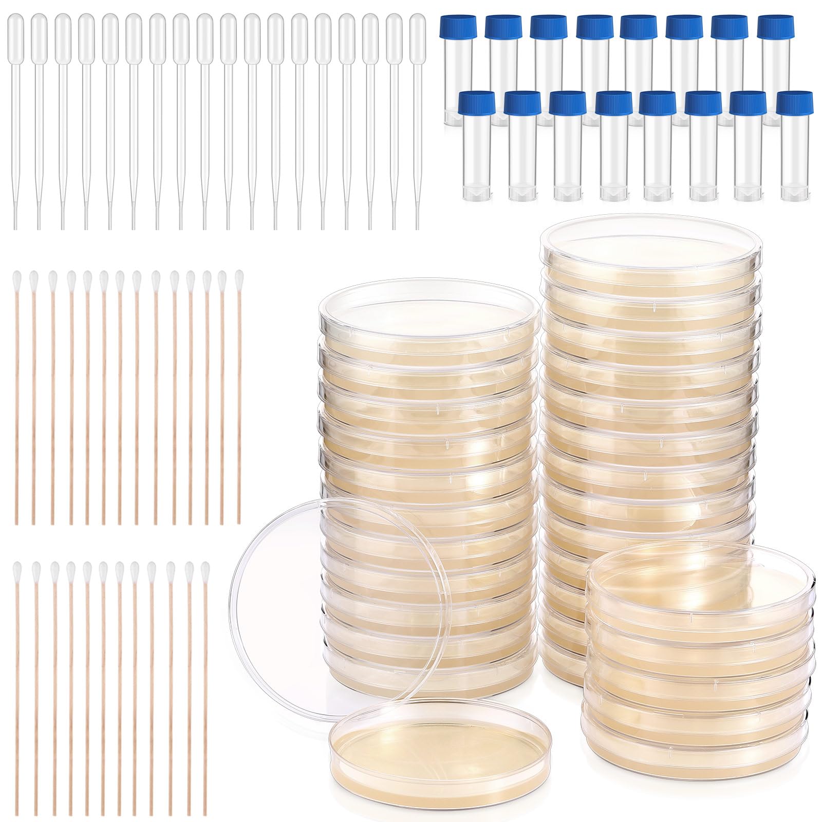 Mua 120 Pcs Prepoured Agar Plates Kit Includes 40 Petri Dishes 40 ...