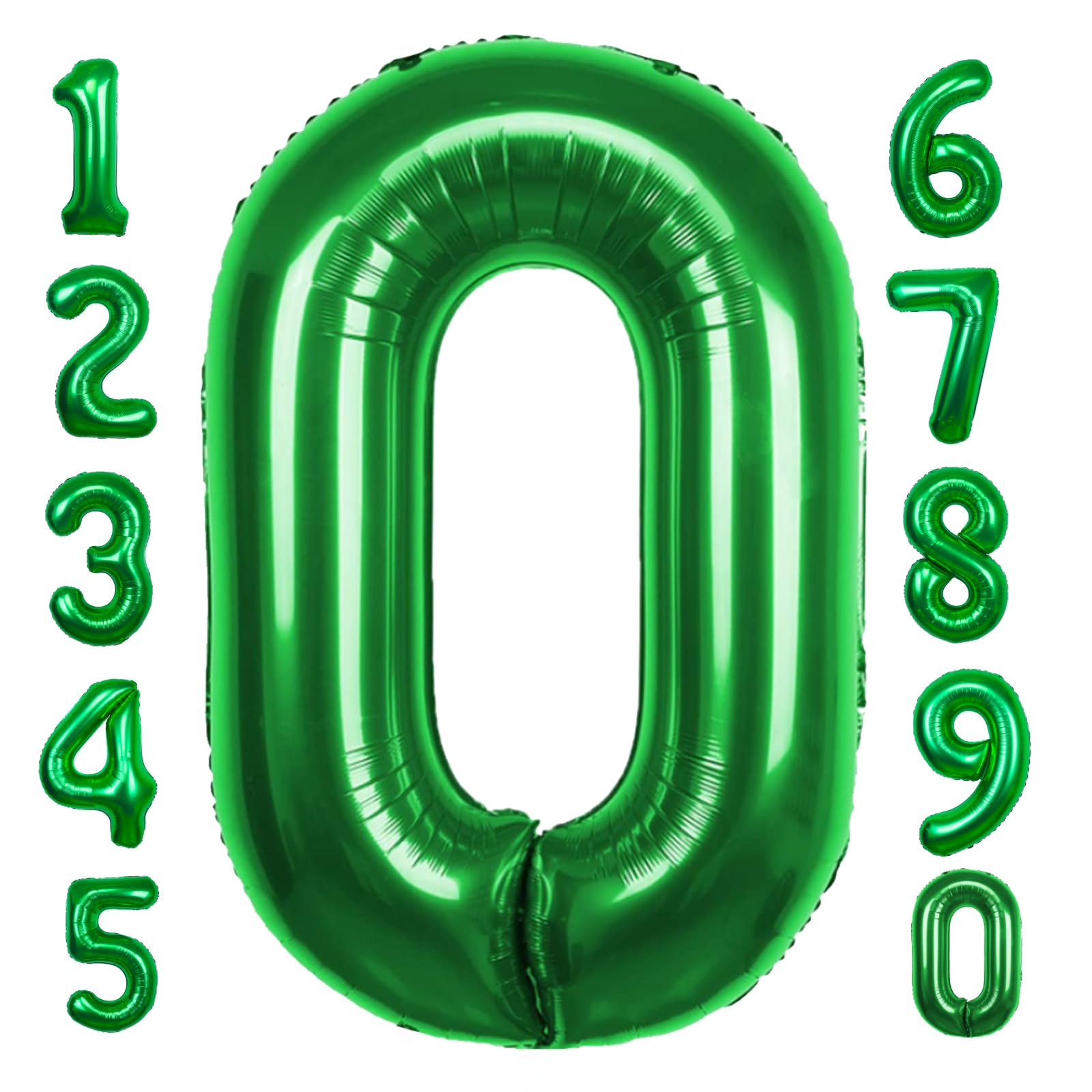 40 Inch Giant Green 15 Balloons Number Set Green Number 15 Balloon for ...