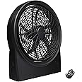 Amazon.com: Treva 10 Inch Portable Rechargeable Fan & Battery Powered ...