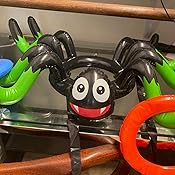 Amazon.com: iGeeKid 3 Pack Spider Witch Hat Ring Toss Inflatable ...
