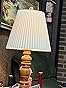 Ivory Pleated Lamp Shade Traditional Unlined with Harp 10x17x14.75 ...